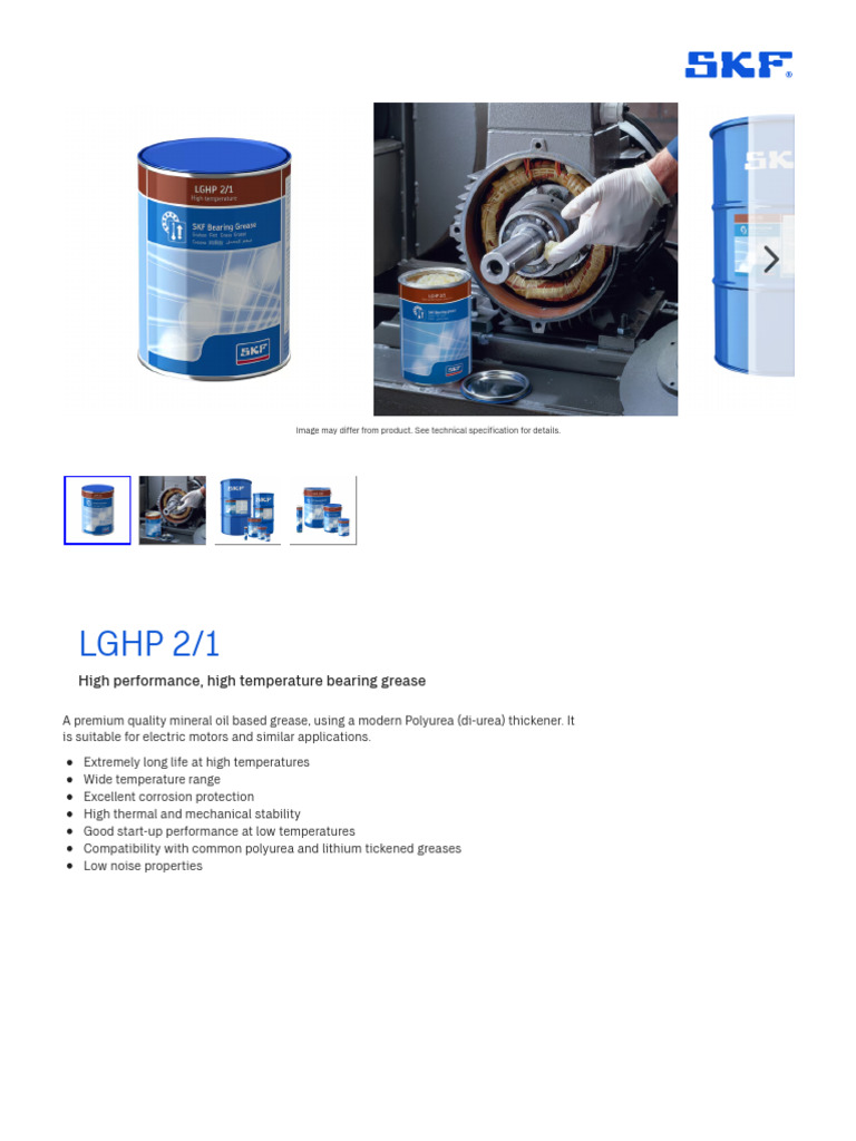 LGHP 2_1 - Bearing greases _ SKF | PDF | License