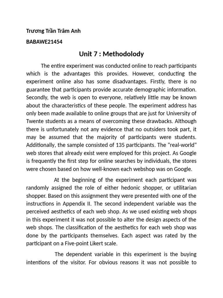 AE2- Unit 7 | PDF | Experiment | Online Shopping