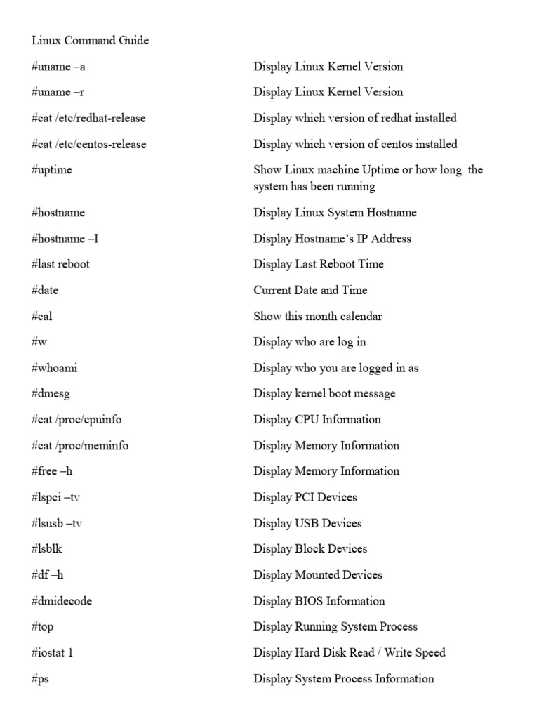 Linux Command Guide-1 | PDF | Booting | Zip (File Format) Linux Command Guide-1 | PDF | Booting | Zip (File Format)