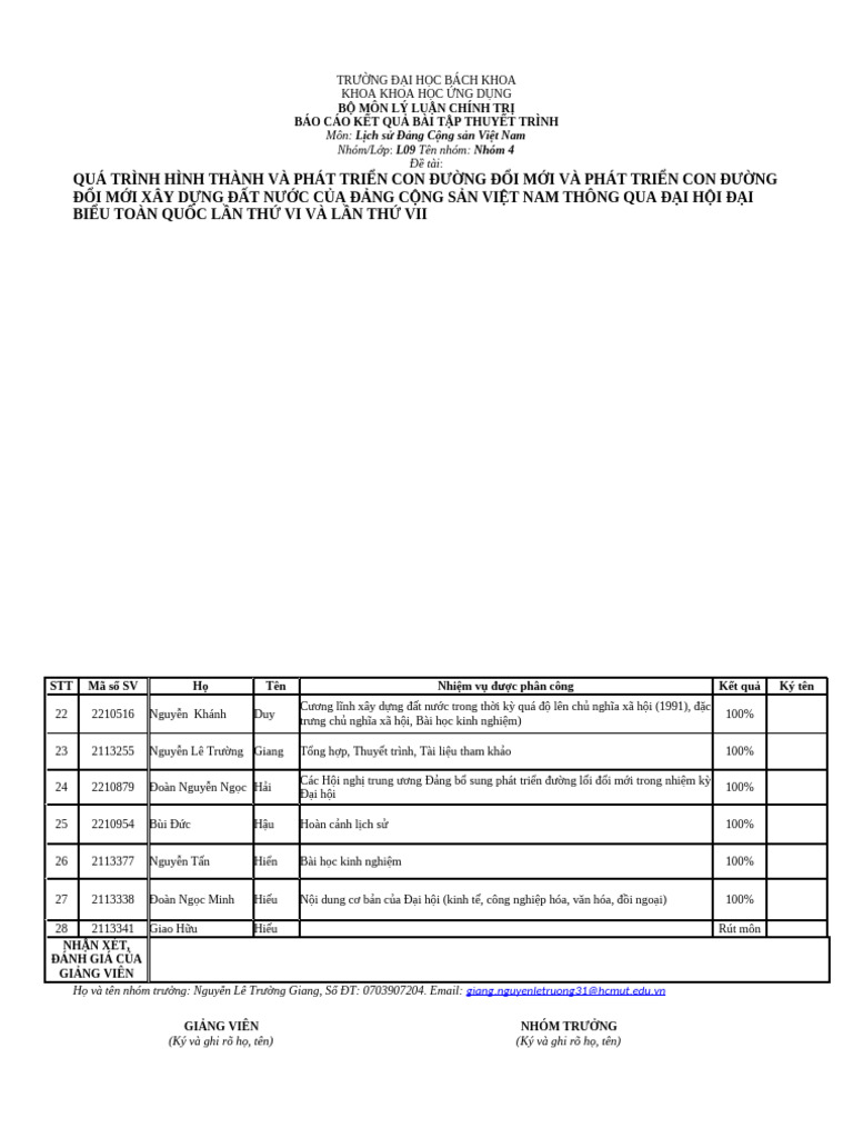 BÁO CÁO KẾT QUẢ BTTT | PDF