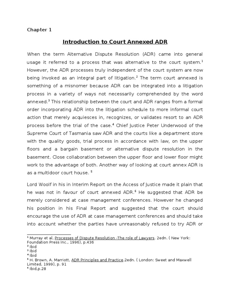 Court Annexed ADR in the Caribbean | PDF | Alternative Dispute ...