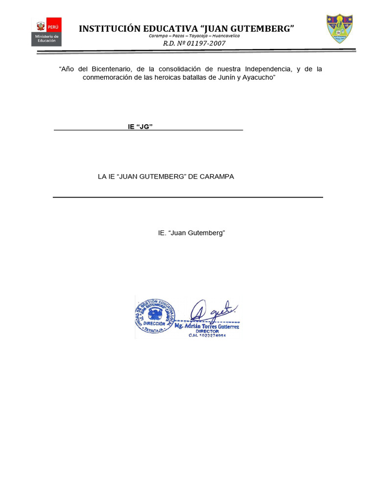 OFICIO EXAMEN DE REFUERZO | PDF