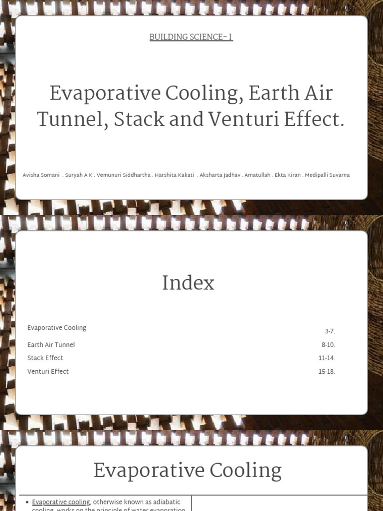 Building Science- Grp-5 | PDF | Air Conditioning | Efficient Energy Use