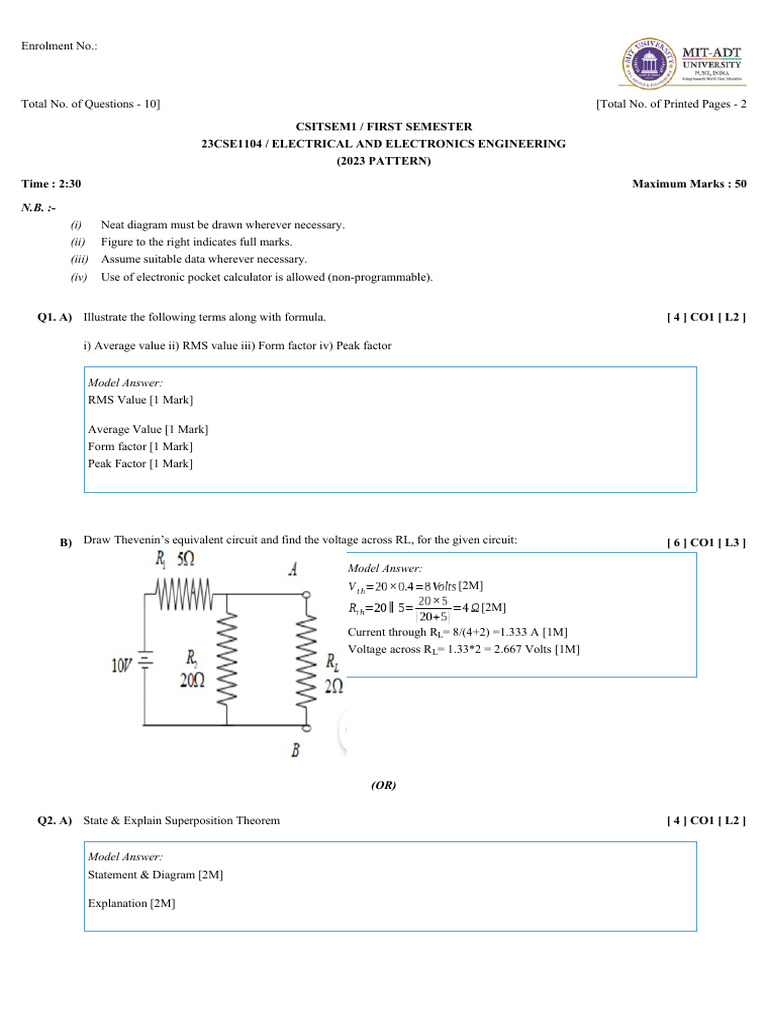 Electrical Engineering Exam Guide | PDF | Rectifier | Electrical Engineering