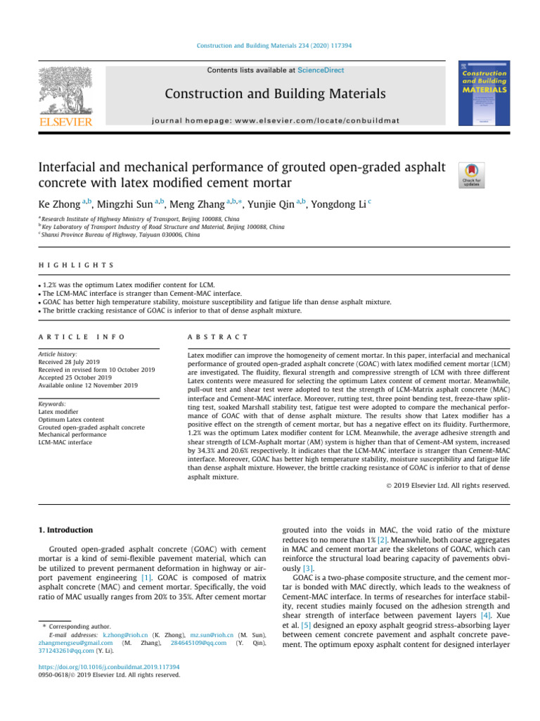 Cement Grouted Bituminous Macadam | PDF | Concrete | Road Surface