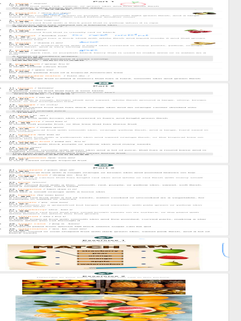 PDF文件 | PDF | Fruit | Orange (Fruit)