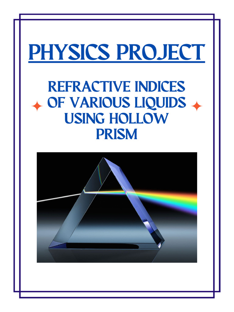 reFRACTIVE INDICES_merged_organized | PDF | Refraction | Refractive Index