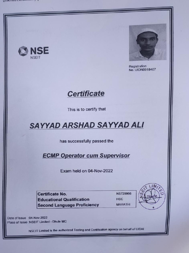 ARHSAD SAYYAD ALI | PDF | Authentication | Access Control