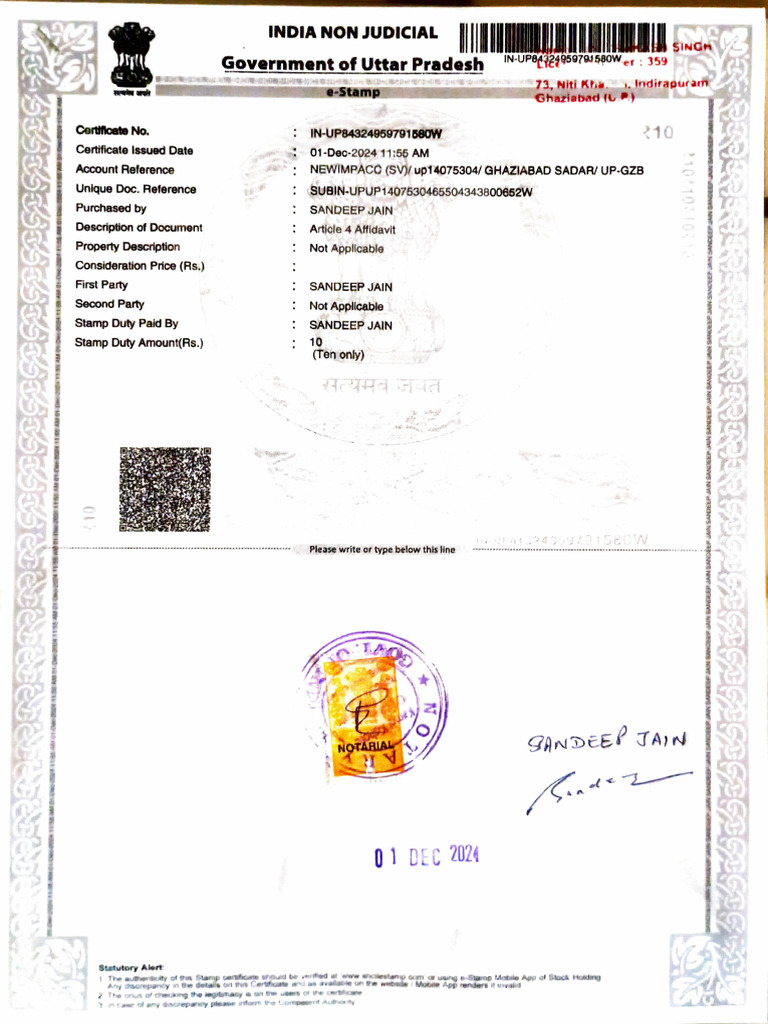 AFFIDAVIT 3rd Preference. | PDF | Affidavit | Civil Law (Common Law)