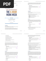 4 Hour Workweek | PDF | Mindset | Risk