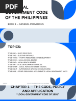 Local Government Code of 1991 | PDF | Politics | Law