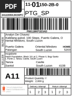 Sample JNT Waybill | PDF