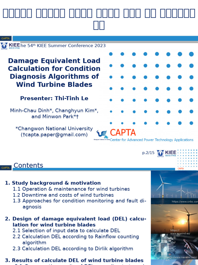 2023.07.08_레티띵_Damage Equivalent Load Calculation for Condition Diagnosis Algorithms of Wind ...