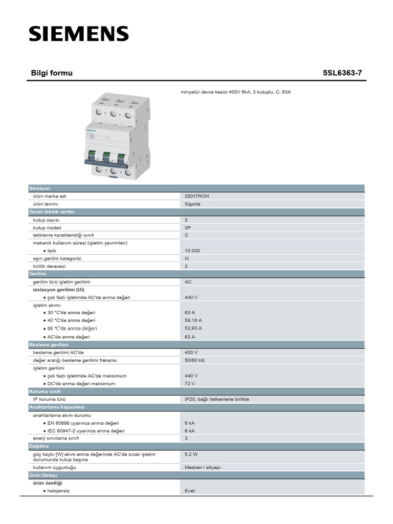 5SL63637 Datasheet TR | PDF
