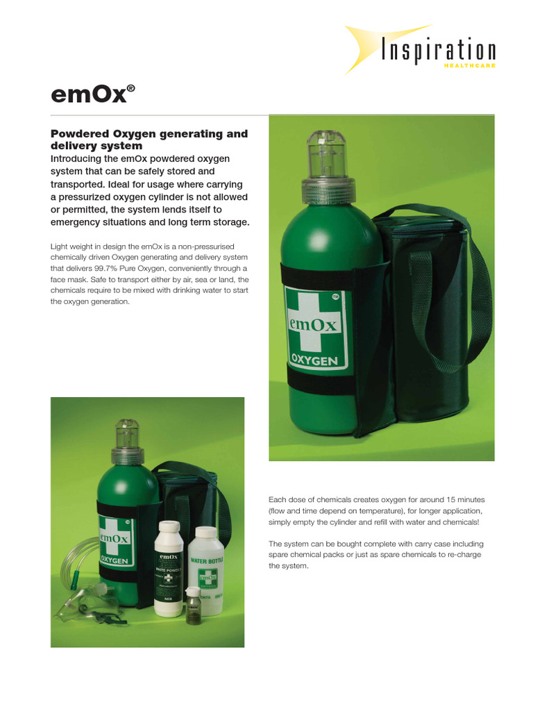 eMOX | PDF | Oxygen | Water