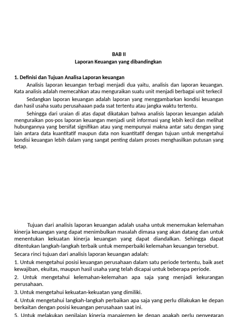 Bab 2 Laporan Keuangan | PDF