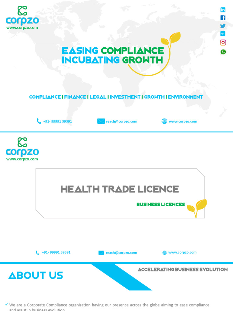 Health Trade Licence | PDF | License | Regulatory Compliance