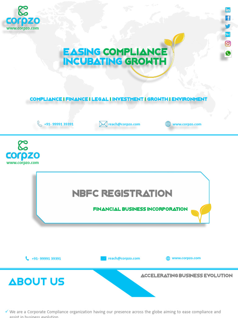 NBFC Registration Proposal | PDF | Reserve Bank Of India | Business