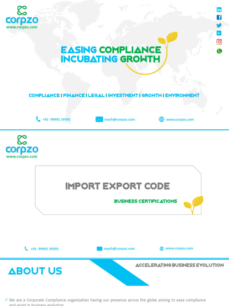 Import Export Code Proposal Cvpl(1) | PDF | Regulatory Compliance ...