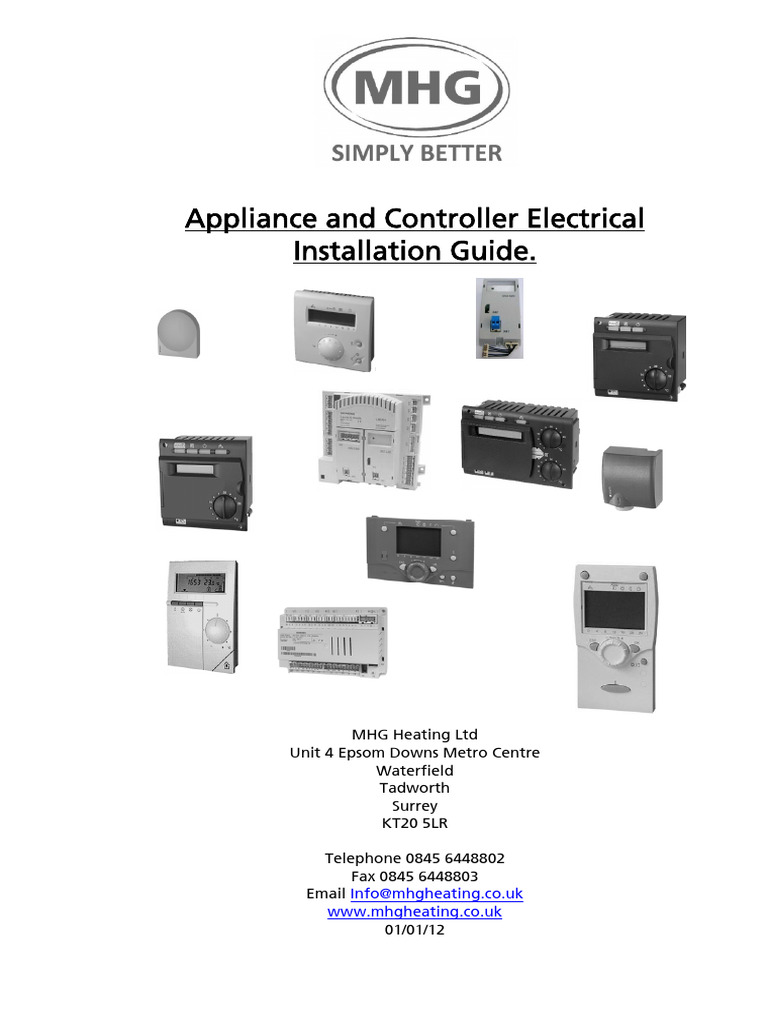 Appliance and Controller Electrical Installation Guide | PDF | Electrical Wiring | Building ...
