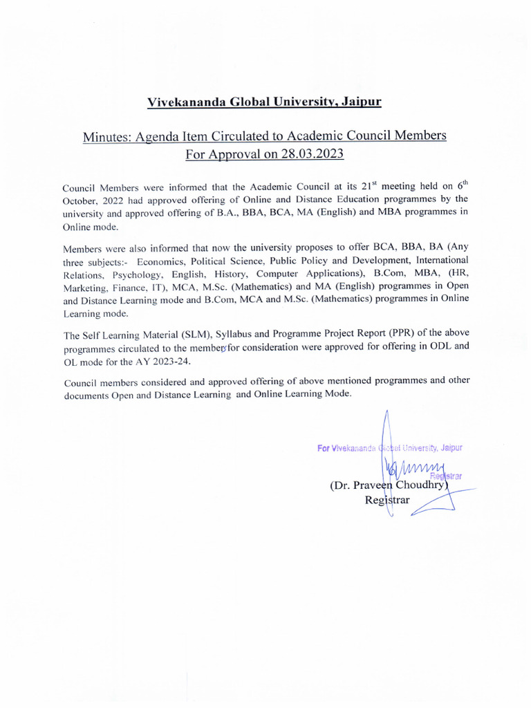 Annexure 2.2.3 PPR BCA Approved | PDF | Computer Network | C++