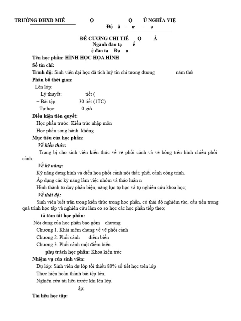 Hinh hoc hoa hinh_DHKT_ThuyHTH | PDF