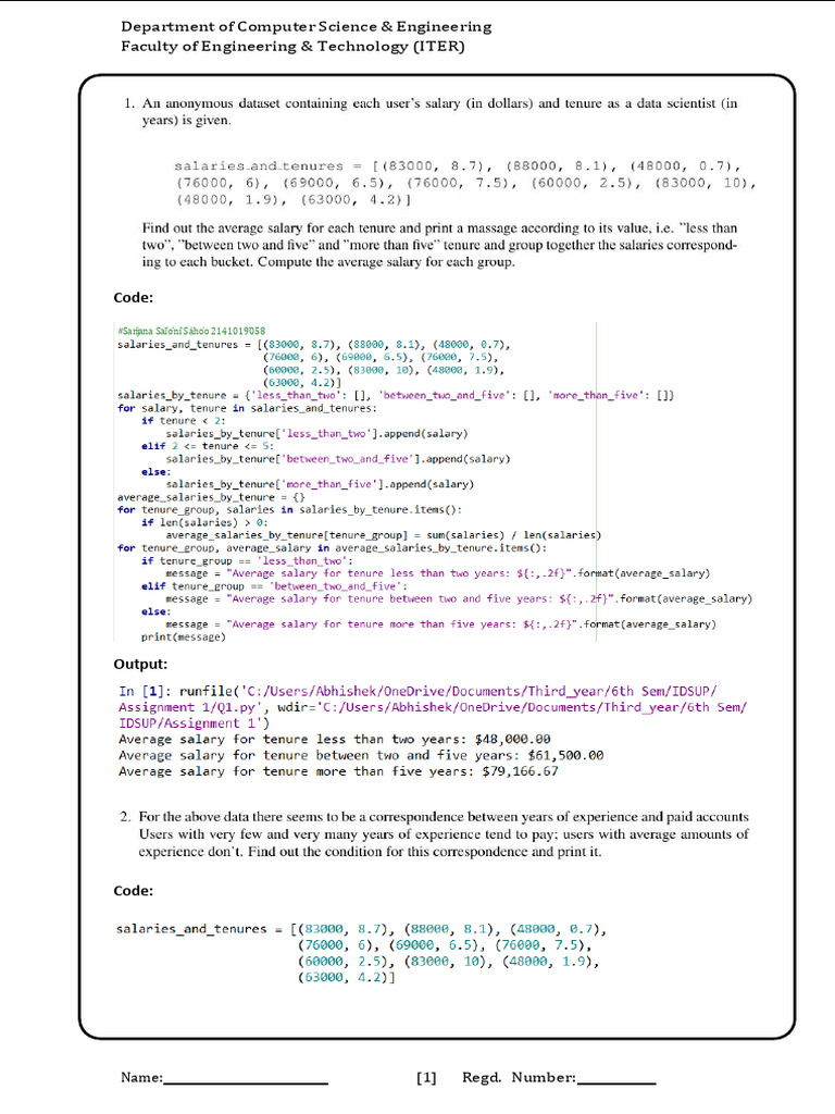 IDSUP Assignment1 Sanjana | PDF