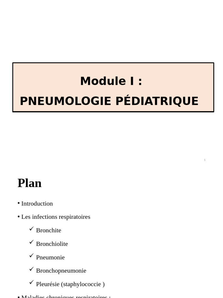 COURS DE PNEUMOLOGIE ET ORL D2 2020 | PDF | Épidémiologie | Médecine