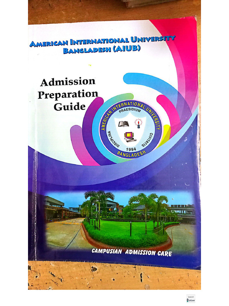 AIUB Admission Preparation Guide 2024 - (FST-Engineering) | PDF