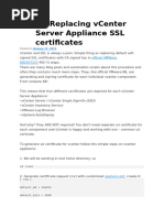 Replacing STS Certificate On Vcenter Server | PDF | Computing Platforms ...