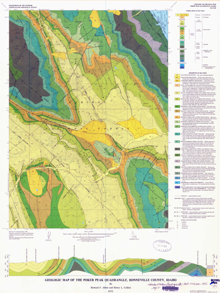 Poker Peak Quadrangle | PDF