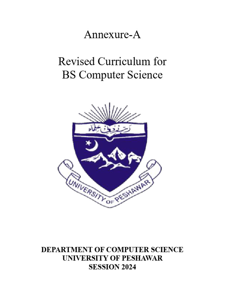 Revised BS Computer Science Curriculum 2024 | PDF | Computer Science ...