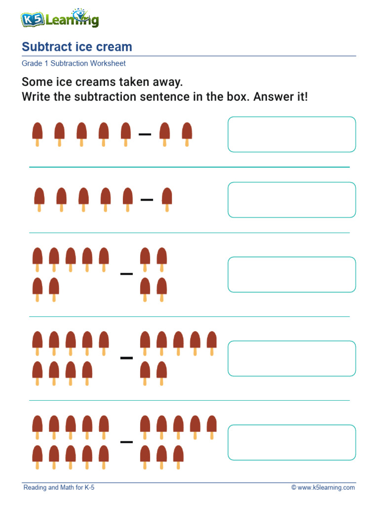 grade-1-write-subtraction-sentence-f | PDF