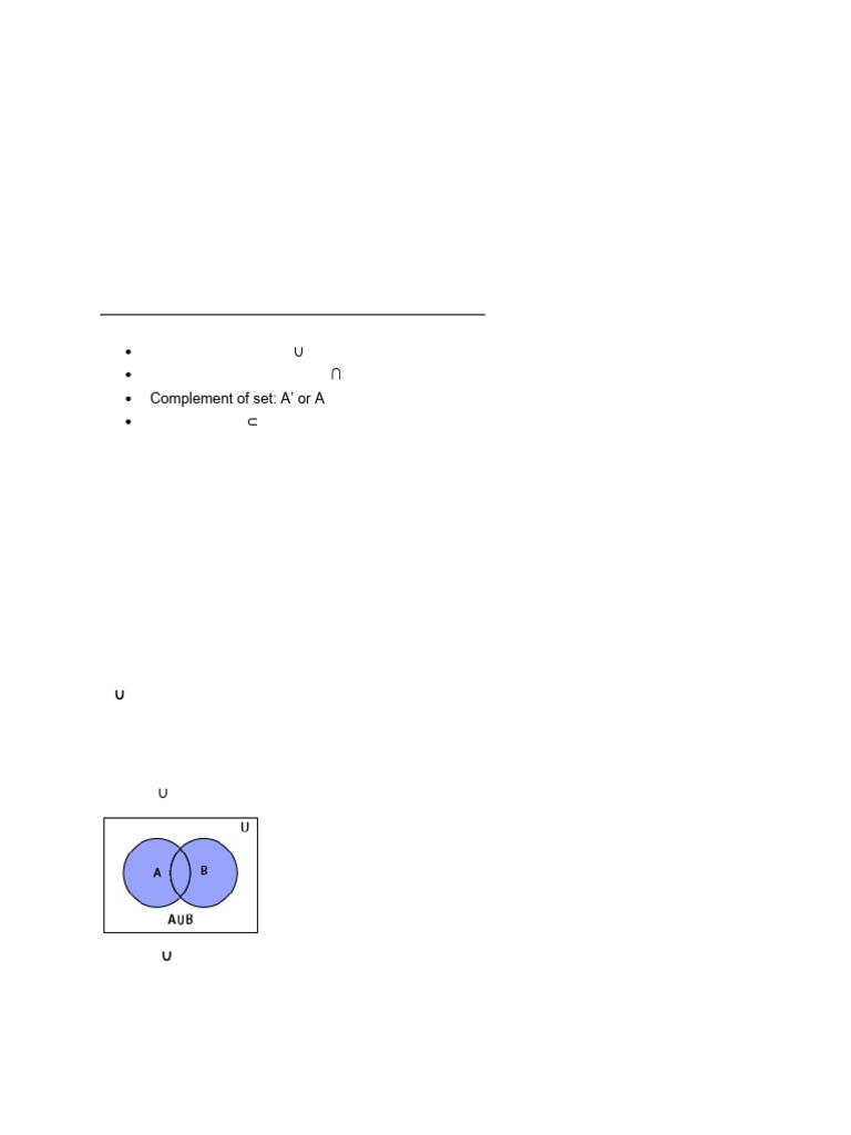 To Represent Set Theoretic Operations Using Venn Diagrams Pdf Set