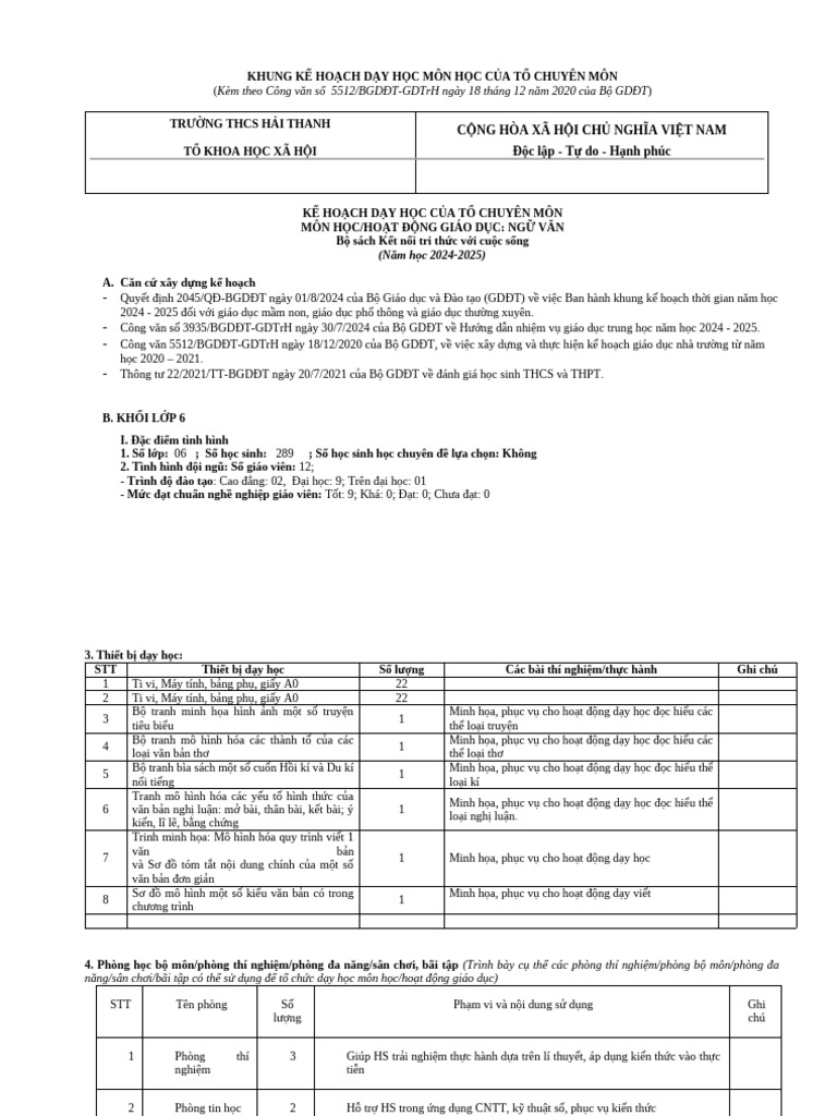 KHDH TCM NG Văn | PDF