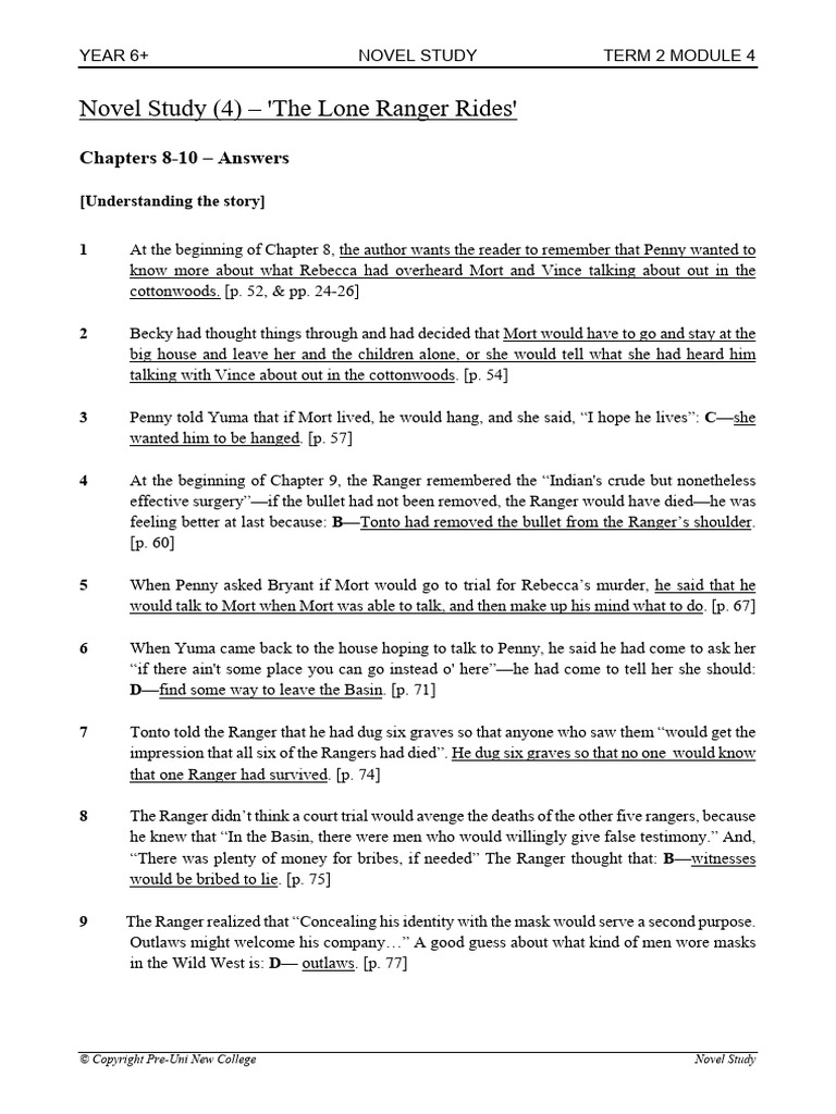 202226+ CourseGrade6Week4Novel StudyCommon | PDF