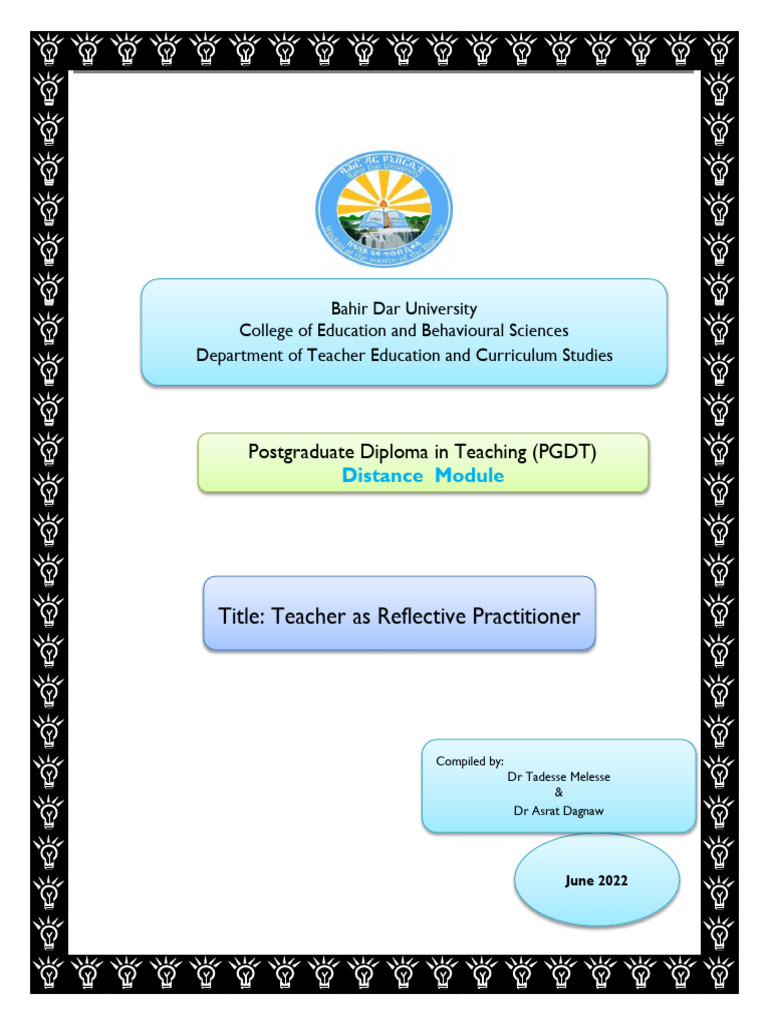 Teachers As Reflective Practitioners (Final Corrected) | PDF | Thought ...
