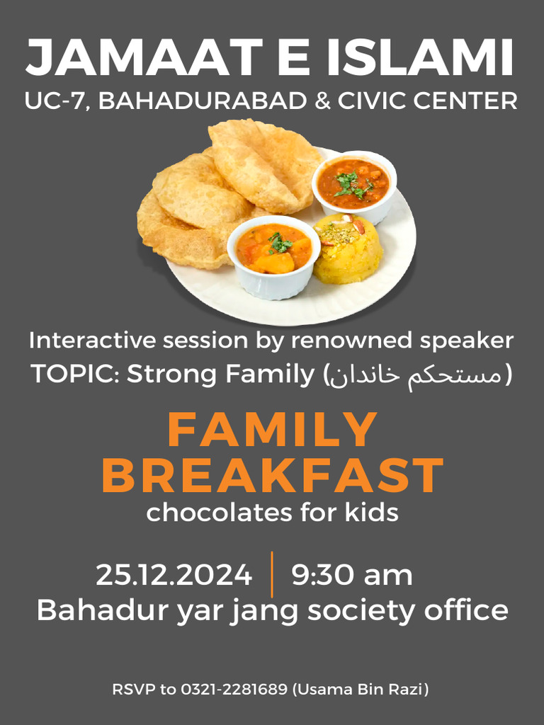 Family Breakfast Event 2024 | PDF