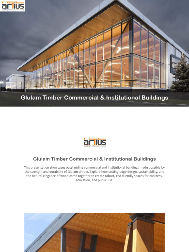 Glulam Commercial & Institutional Projects | PDF