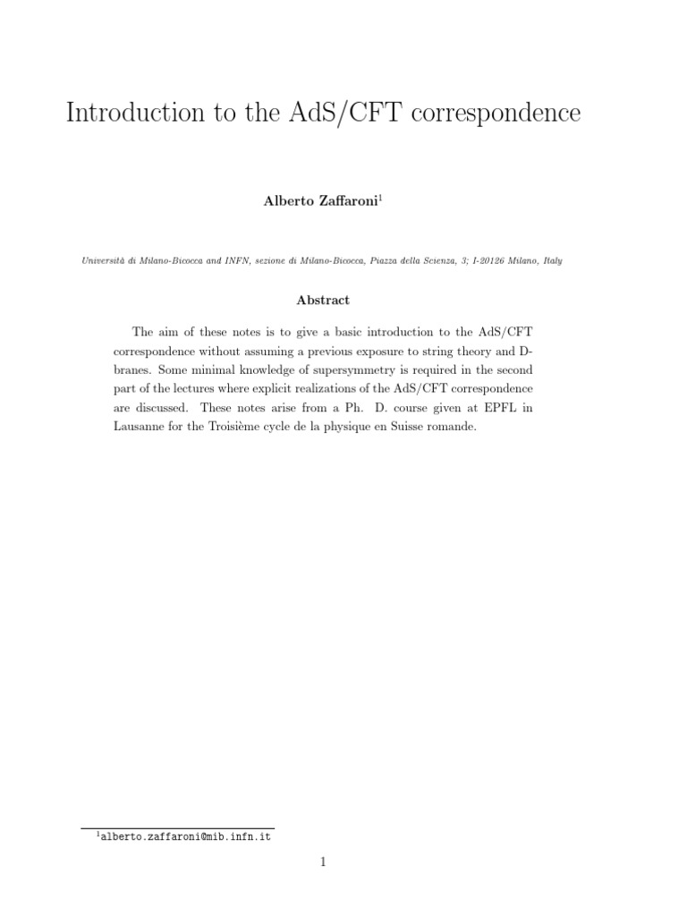 Lezion i Los Anna Fin | PDF | String Theory | Gauge Theory
