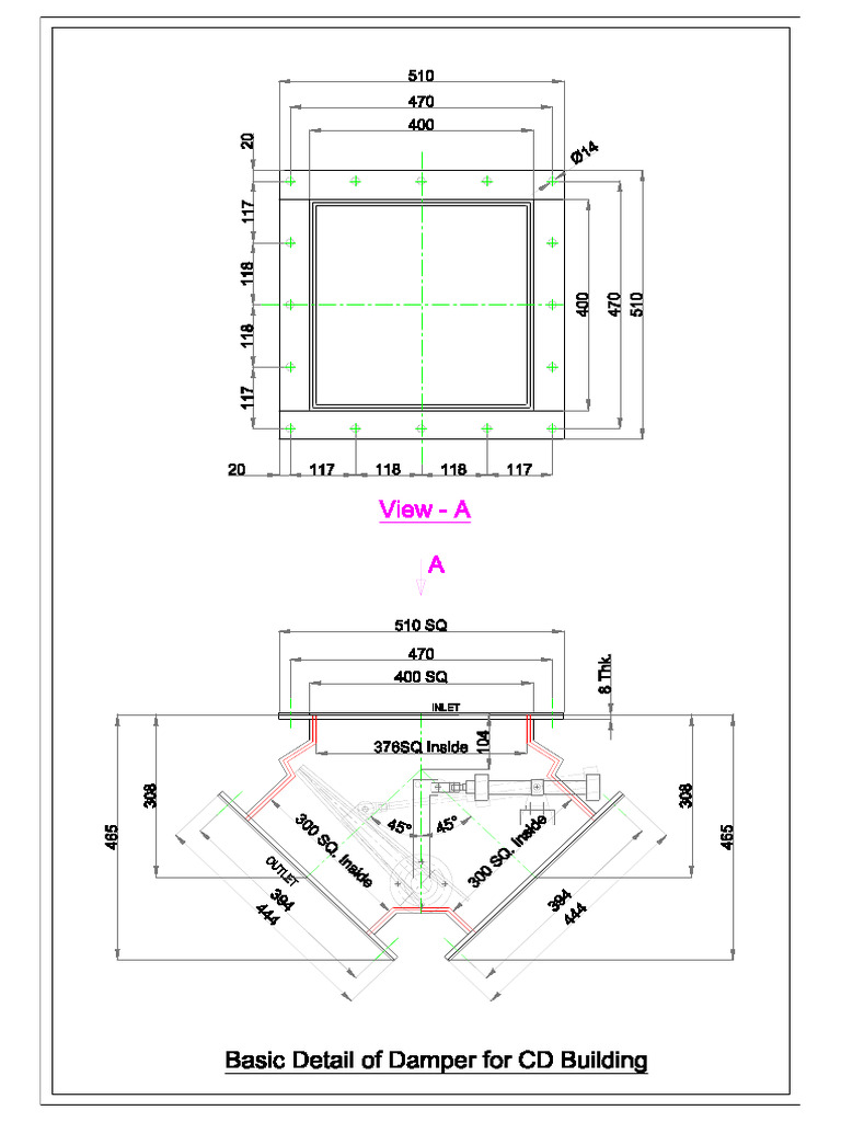 Sketch Detail For CD Building Damper - R1 | PDF