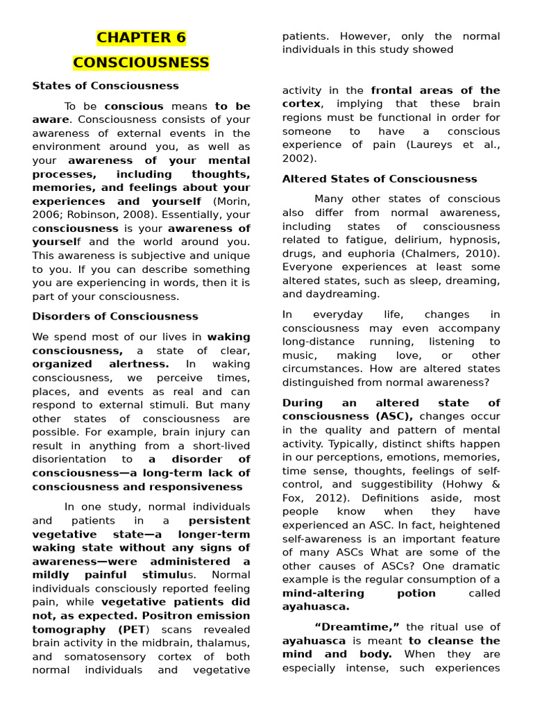 Psych Reviewer | PDF | Sleep | Dream