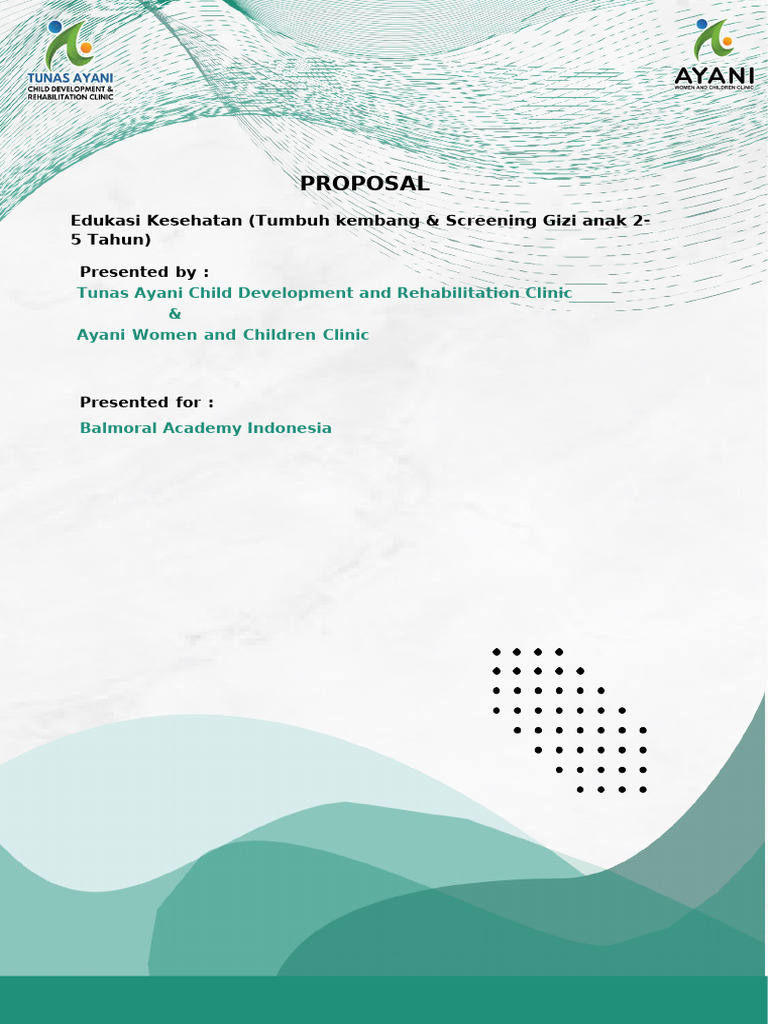 Proposal Talkshow Balmoral, Ayani, Tunas Ayani 06 Januari 2025 | PDF