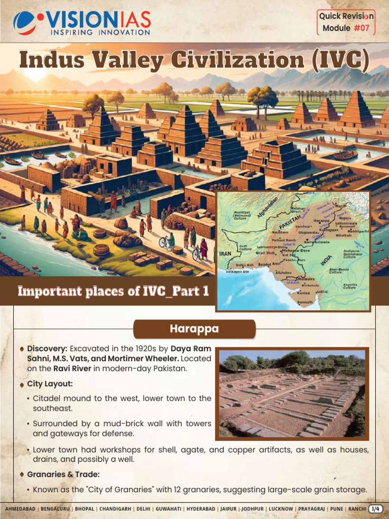 Indus Valley Civilization Ivc Part 5 | PDF