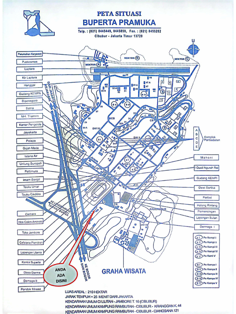 Peta Buperta Cibubur | PDF