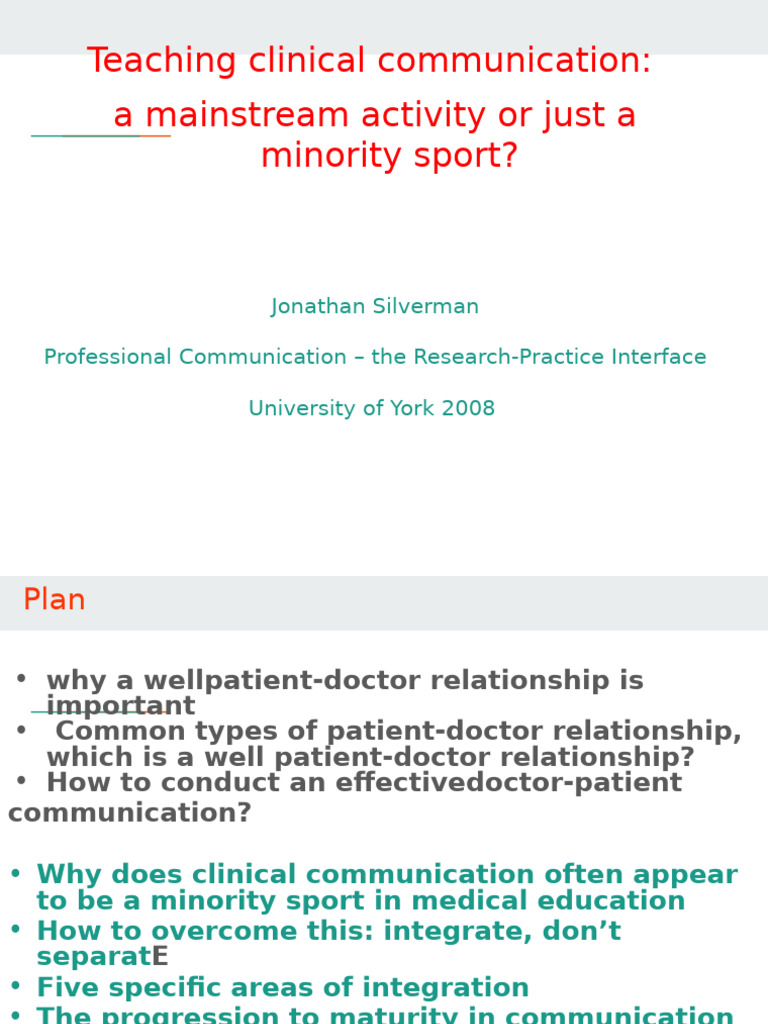 Assignment Gm (1) | PDF | Medical Education | Communication