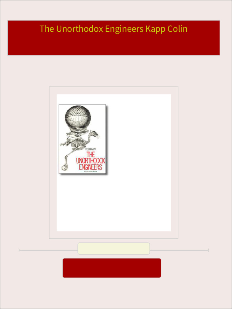 The Unorthodox Engineers Kapp Colin All Chapters Instant Download | PDF | Types Of Volcanic ...