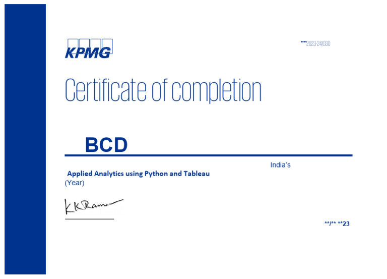 Sample Certificate | PDF
