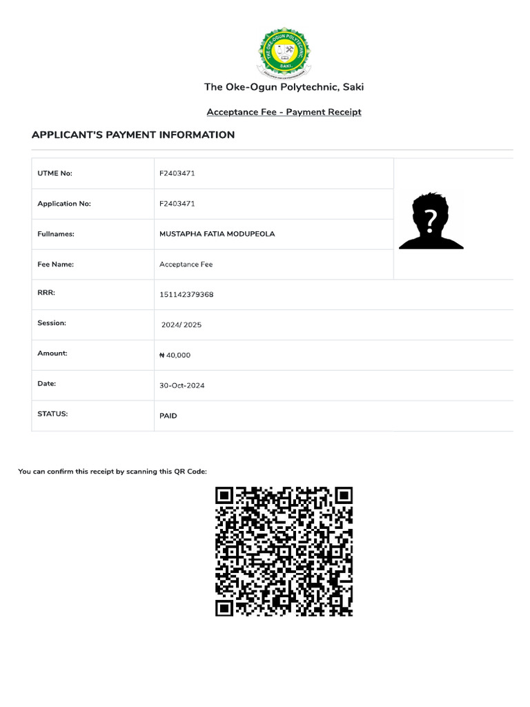 Shikemi Acceptance Fee | PDF