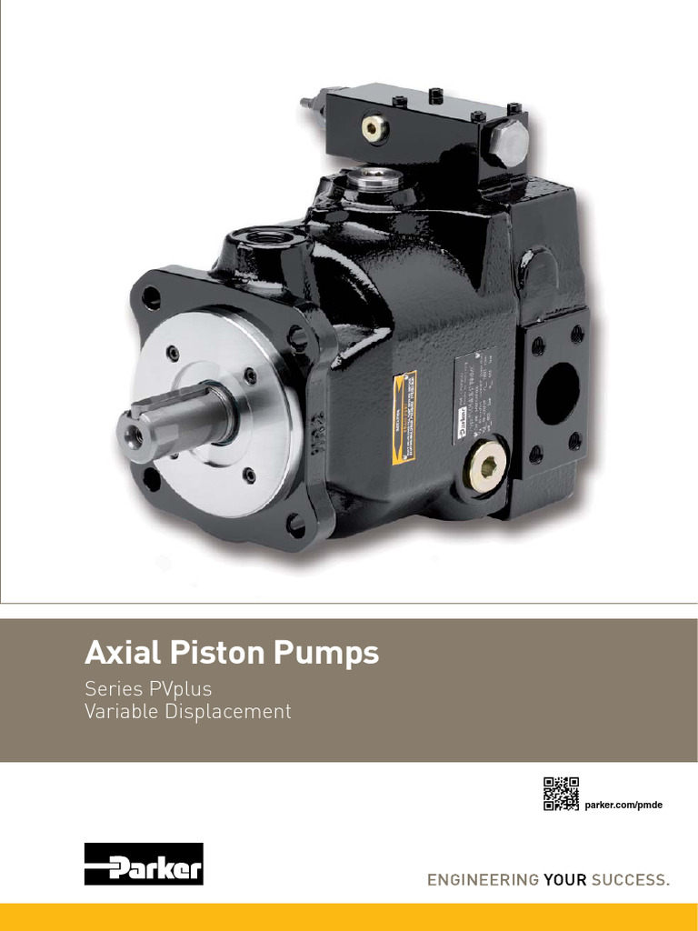 PDF Piston Pumps Parker Pvplus Electronic Pressure Flow Control | PDF | Pump | Computer Engineering